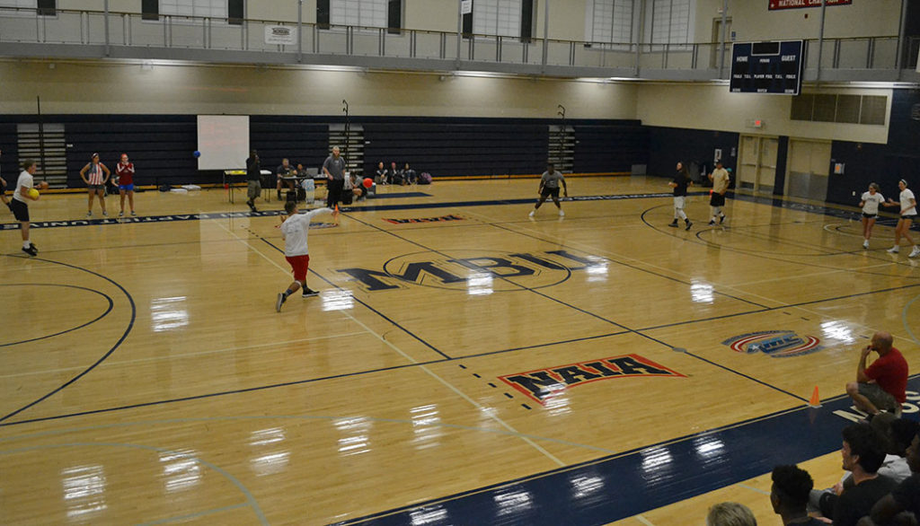 AMP Late Night Dodgeball Hits Home With Students – MBU Timeline